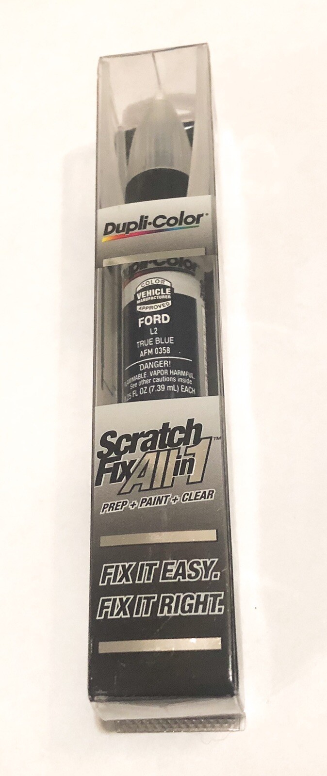 Duplicolor All-in-1 Touch Up Paint Scratch Fix L2 FM 358 Ford True Blue ...