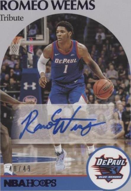 2021-22 Panini Chronicles Draft Picks - Hoops Retro Autographs Romeo ...