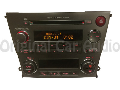 05 06 SUBARU Legacy outback Radio 6 Disc Changer CD Player P-203UH P ...