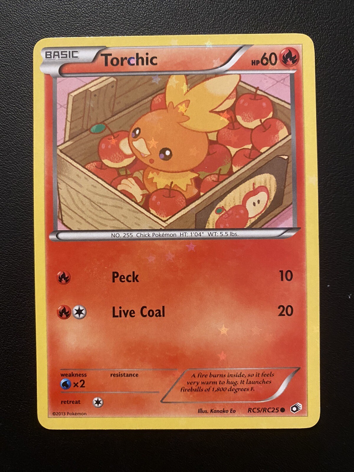 POKÉMON TCG TORCHIC RC5/RC25 LEGENDARY TREASURES RADIANT COLLECTIONS ...