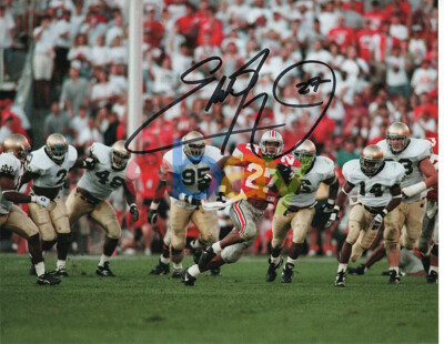 Eddie George Ohio State Buckeyes Signed 8x10 Autographed Photo reprint ...