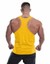 MENS PLAIN GYM VEST BODYBUILDING MUSCLE STRINGER VEST RACER BACK TOP ...