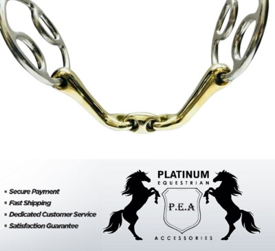 Loose Ring Beval Bevel Horse Bit Wilkie Double Jointed Lozenge ...