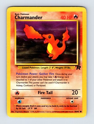 Charmander - Team Rocket - 50/82 - Moderately Played - English ...