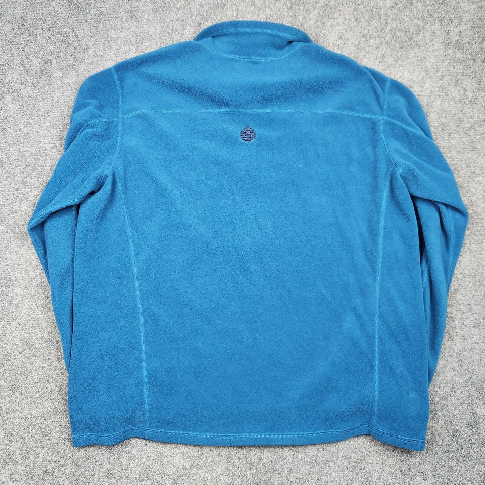 Stio Fleece Pullover Mens XL Blue Quarter Zip Rocky Mountain Yeti ...