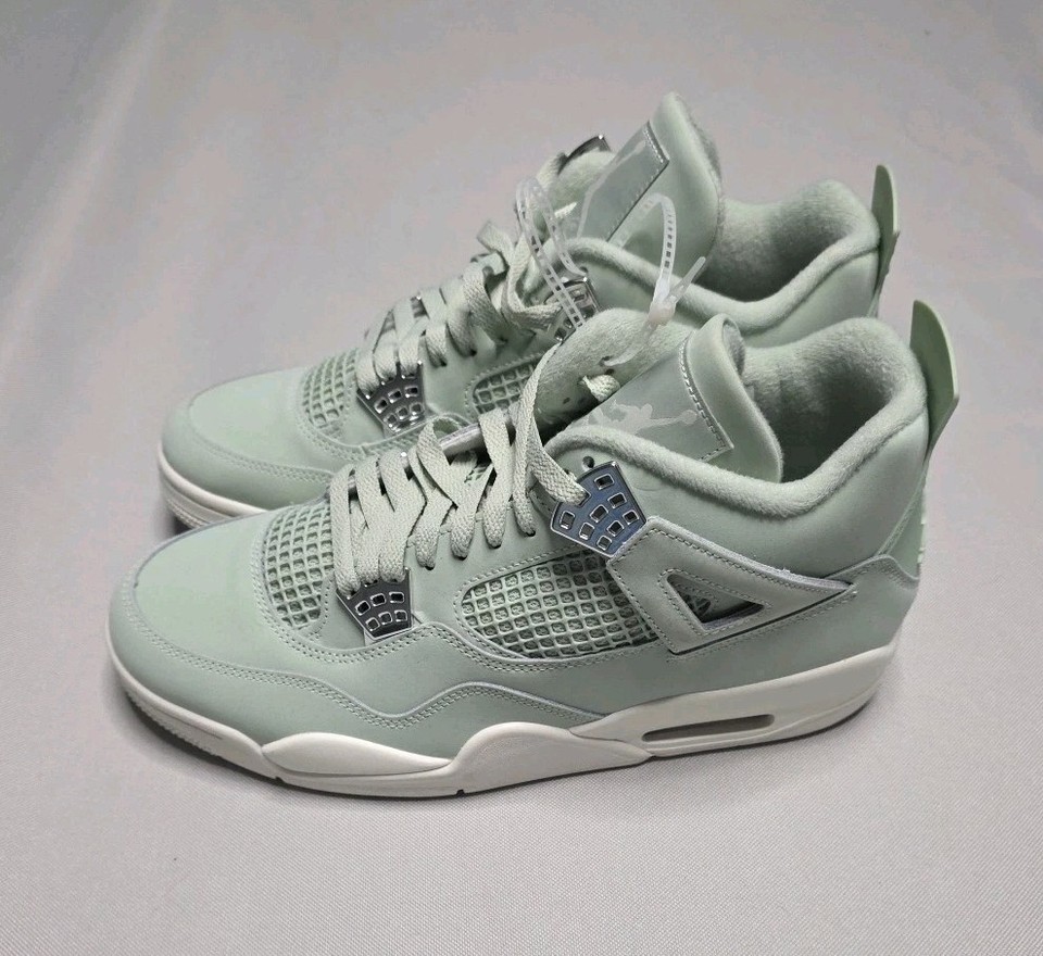 Air Jordan 4 Retro Seafoam Sail HV0823-003 Women's Size 12 Men 10.5 | eBay