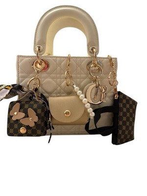 Y2K Mini Bag Charms – Trendy Keychains, Pearl, Scarf, Holiday, Stocking ...