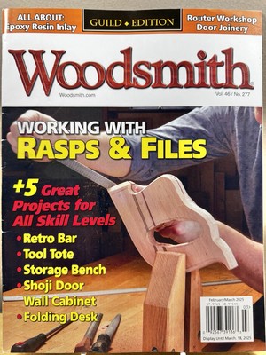 Woodsmith Magazine #277 | February /March 2025 | Working With Rasps & Files | eBay