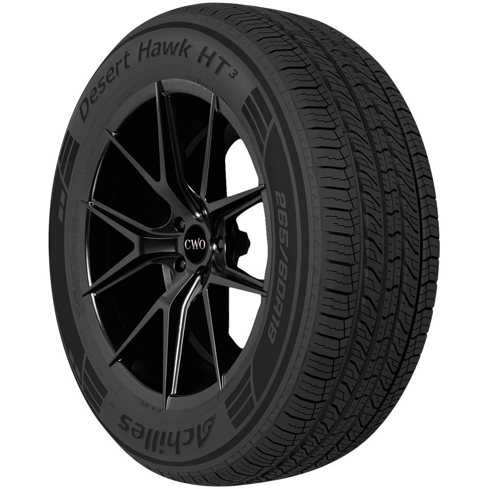 (QTY 2) LT265/70R17 Achilles Desert Hawk HT3 121Q Load Range E Black ...