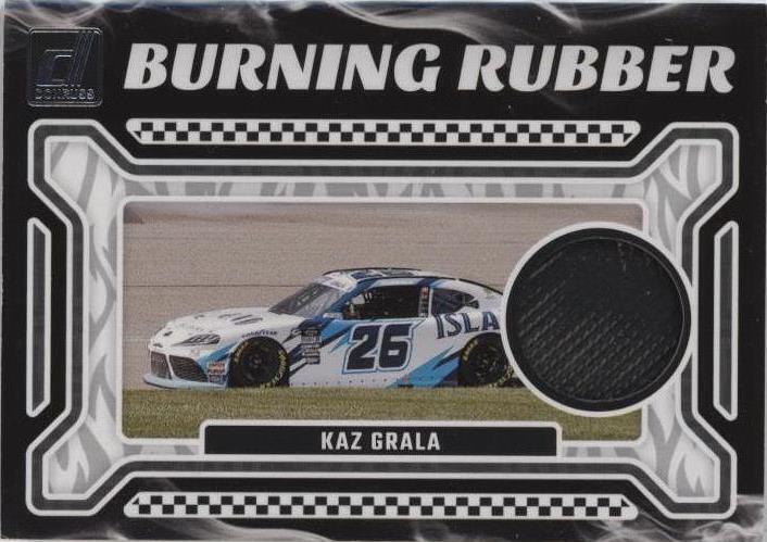 2024 Panini Donruss NASCAR - Burning Rubber Materials Kaz Grala #BRM-KG ...