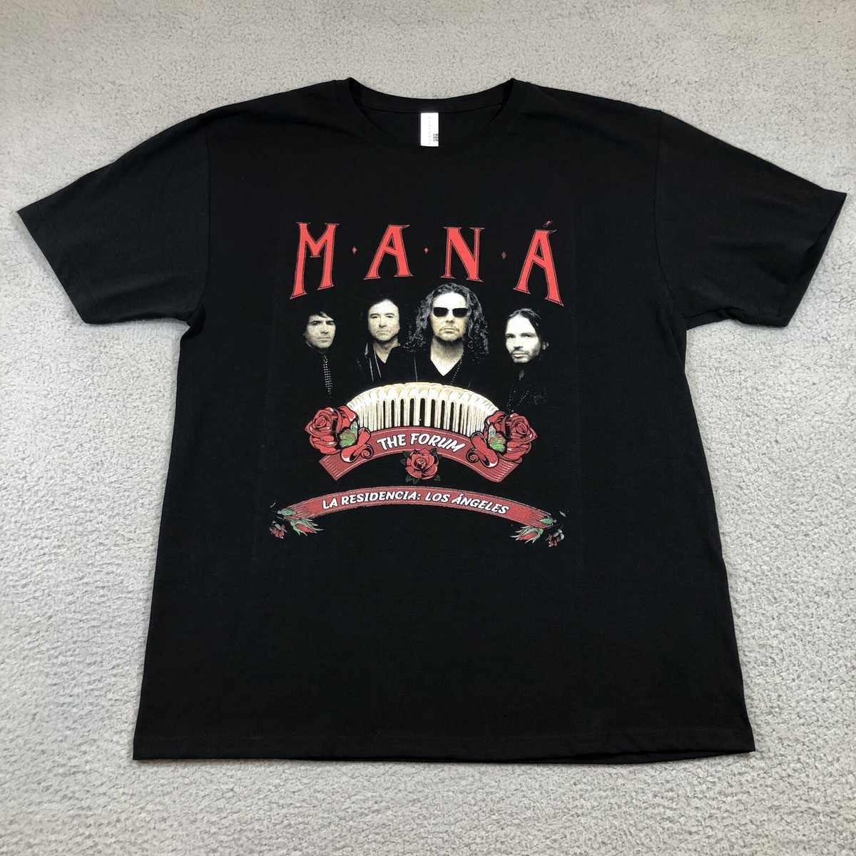 Mana Banda Logo Nyo Band Music Mana Band Rayando El Sol White T Shirt