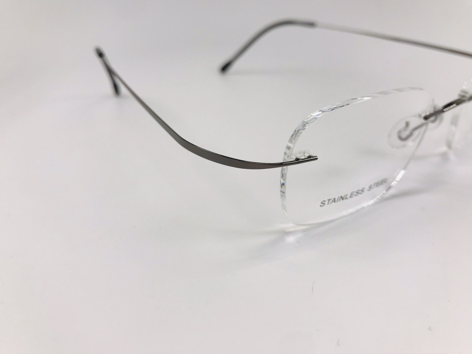 New Success SS 240 #1 Gunmetal Drill Mount & Hingeless Eyeglasses 50mm ...