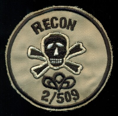US Army 2nd BN 509th Airborne Infantry Recon Vietnam Patch AA-3 | eBay