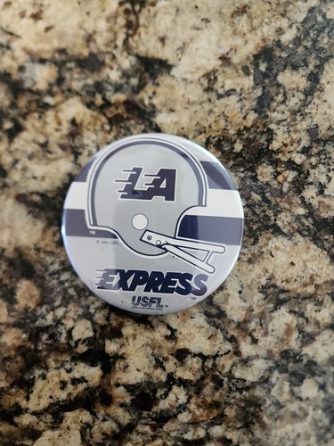 RARE 1982 USFL FOOTBALL LOS ANGELES EXPRESS TEAM LOGO PIN PINBACK ...