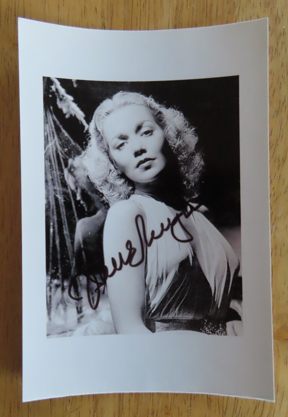 Academy Award JANE WYMAN signed 4x6 Photo #1 FALCON CREST Magnificent ...