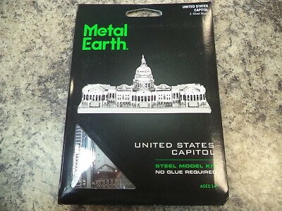 US Capitol Building United States - 3D Metal Earth Model Kit Assembly ...