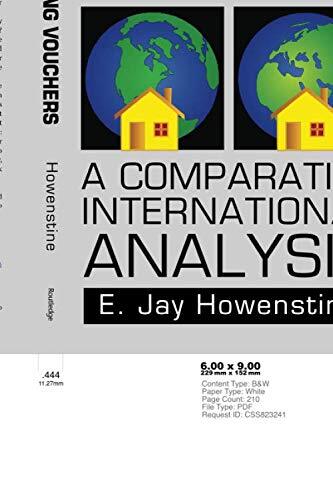 HOUSING VOUCHERS: A COMPARATIVE INTERNATIONAL ANALYSIS By E. Jay ...