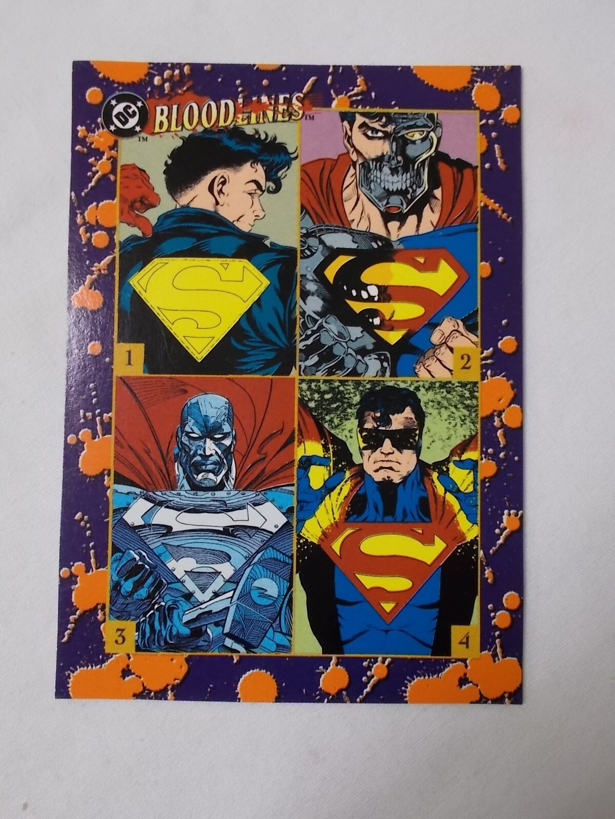 Skybox DC Comics 1995 Superman Bloodlines, 3 cards | eBay