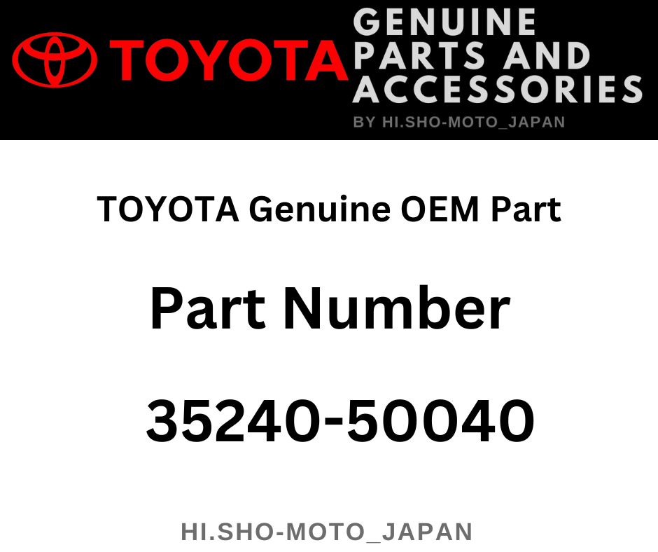TOYOTA Genuine OEM Part 35240-50040 Selenoid Assy, 3Way Automatic ...