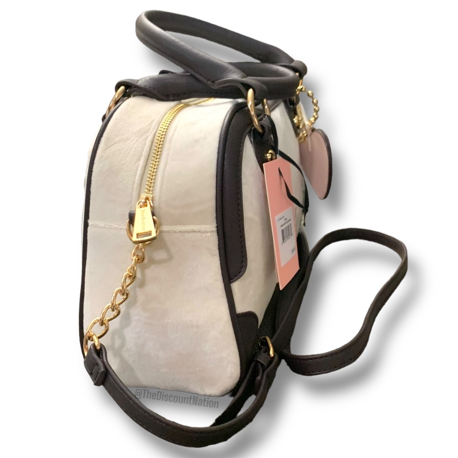 Juicy Couture Angel Velour Urban Heritage Bowler Bag Purse NWT | eBay