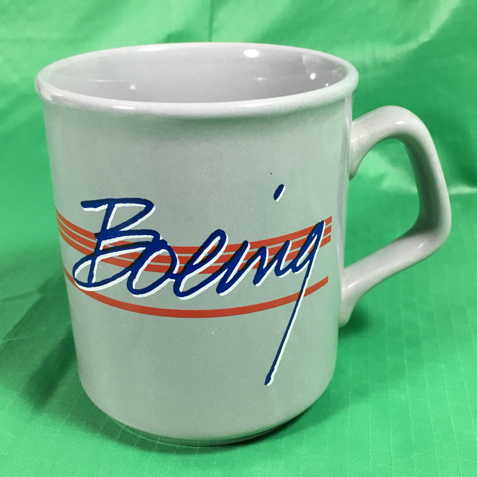 Boeing Coffee Cup Mug Made in England Gray Blue Red - 3 11/16” Tall | eBay