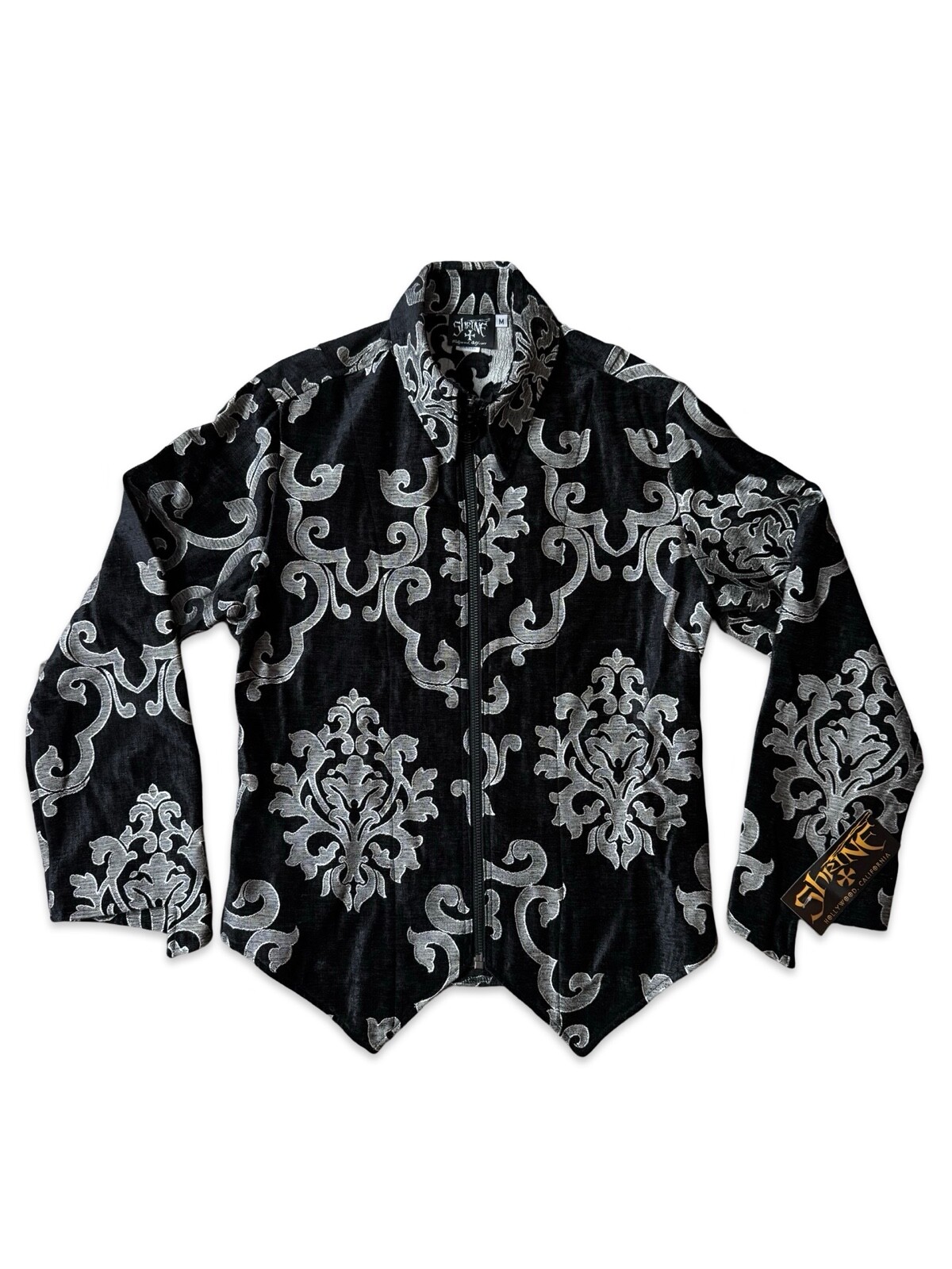 SHRINE GOTHIC VAMPIRE VICTORIAN BROCADE BLAZER STEAMPUNK ROCKER VILLAIN ...