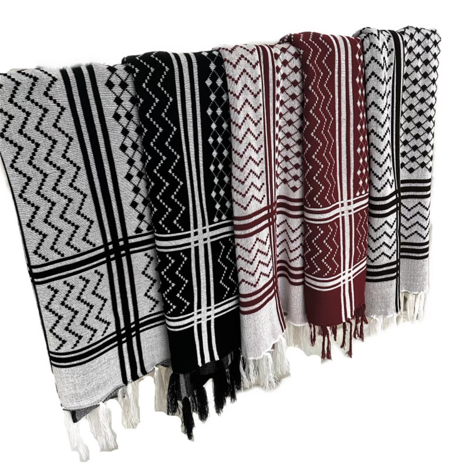 Palestine Blanket Keffiyeh Shemagh Pattern | Handmade in Palestine | eBay