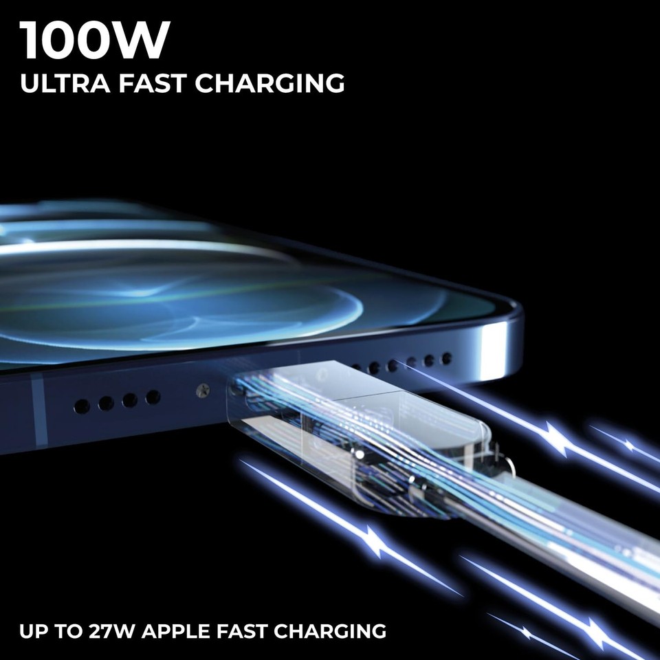 Rolling Square inCharge XL 6-in-1 Multi Charging Cable, Portable USB ...