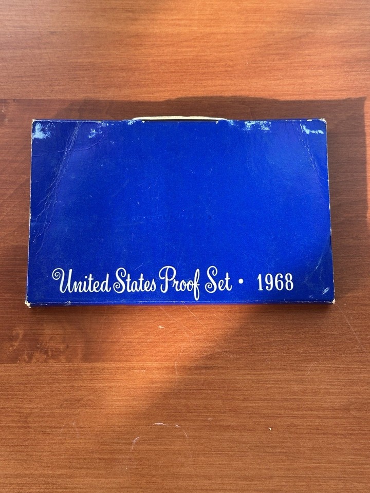1968 PROOF 5 COIN SET IN OGP, NO COA WITH 40% SILVER KENNEDY HALF | eBay