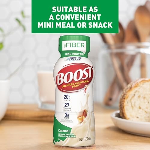 Boost Ready-To-Drink High Protein Nutritional Drink Caramel 8 oz Bottle ...