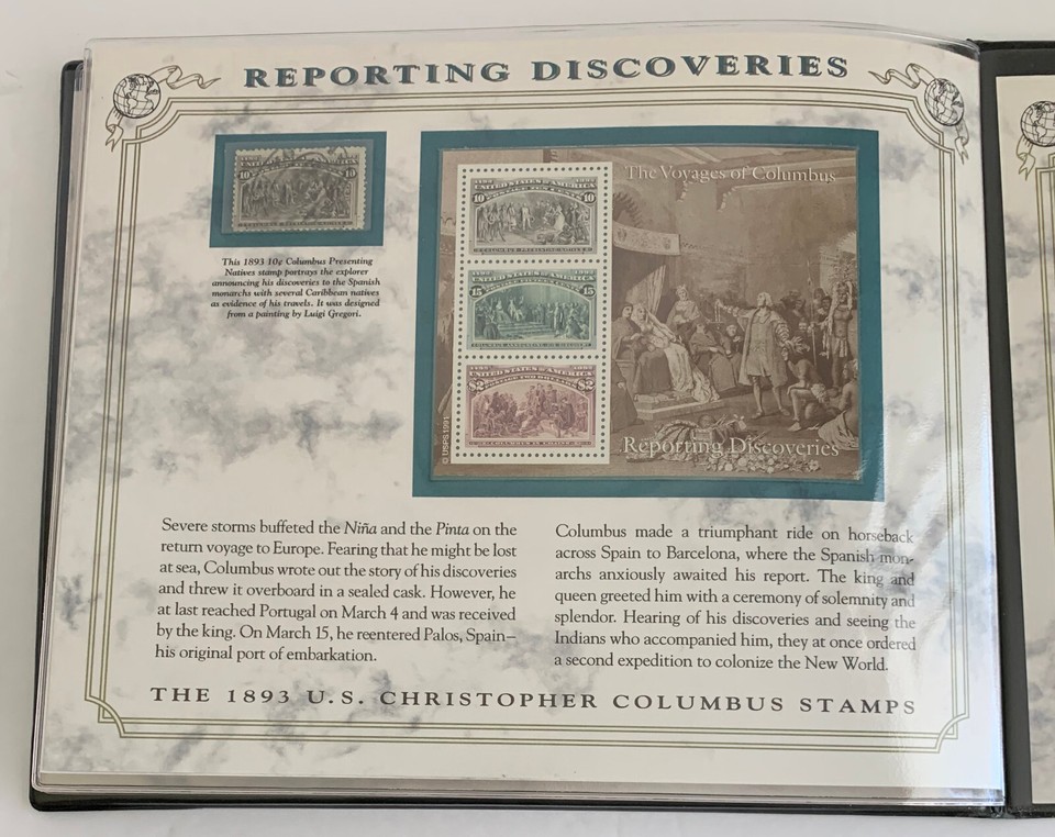 The 1893 U.S. Christopher Columbus Stamps Postal Commemorative Society ...
