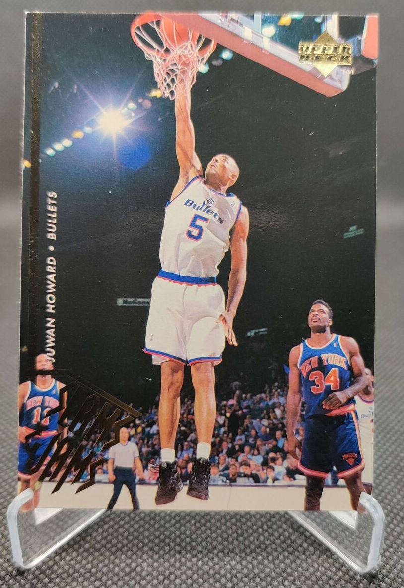 1995-96 Upper Deck #348 Juwan Howard Washington Bullets basketball card ...