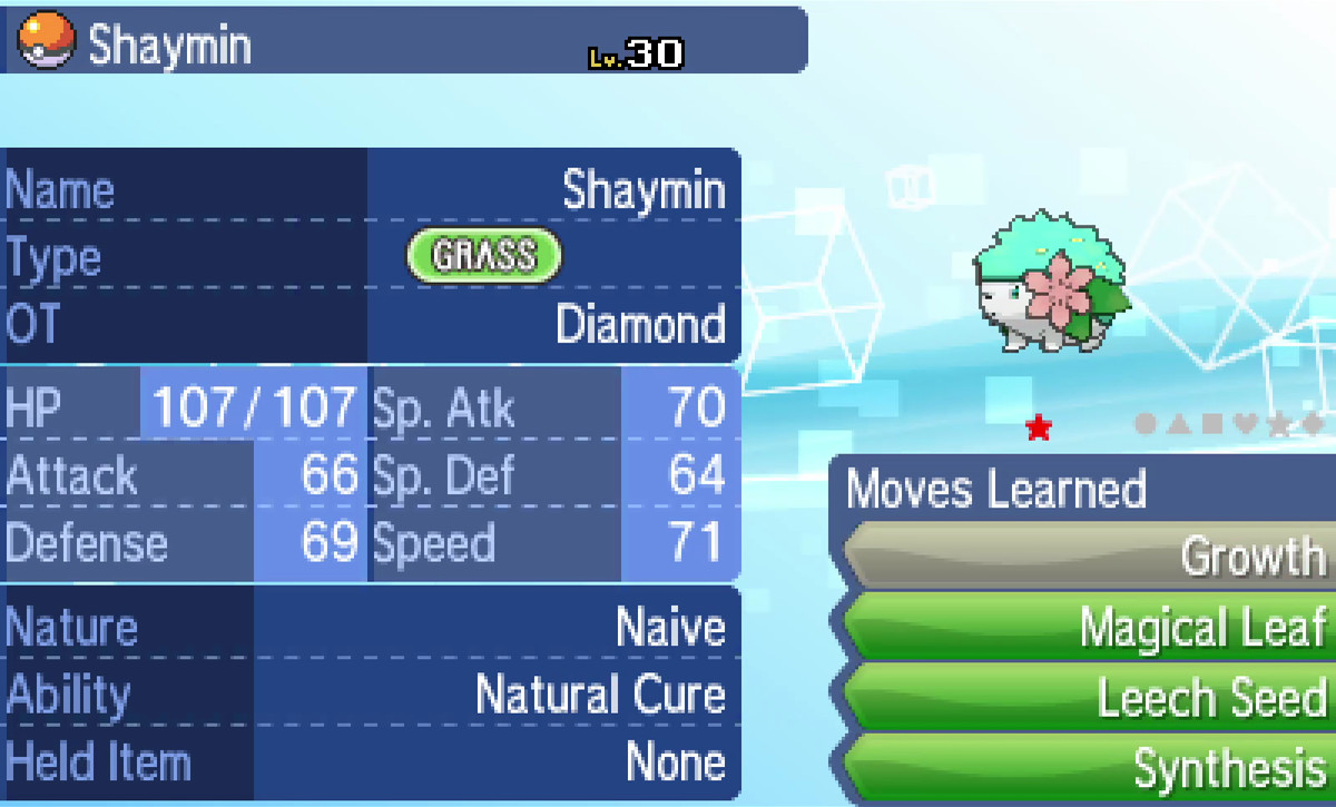 Shiny Shaymin X Y