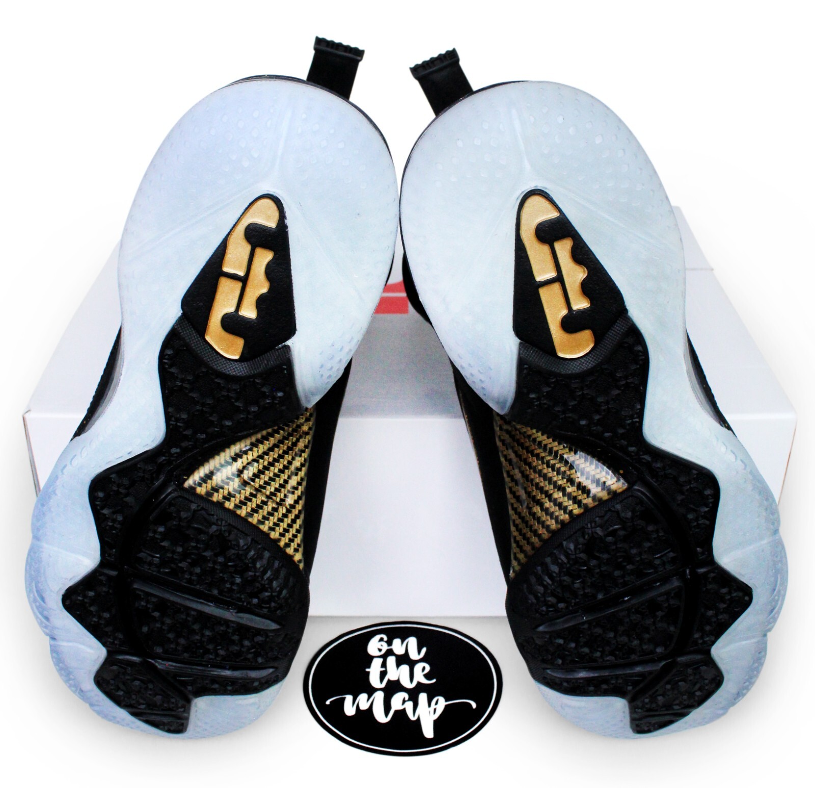 Nike Lebron 9 IX Watch The Throne Black Gold UK 6.5 7 US 7.5 8 DO9353 ...