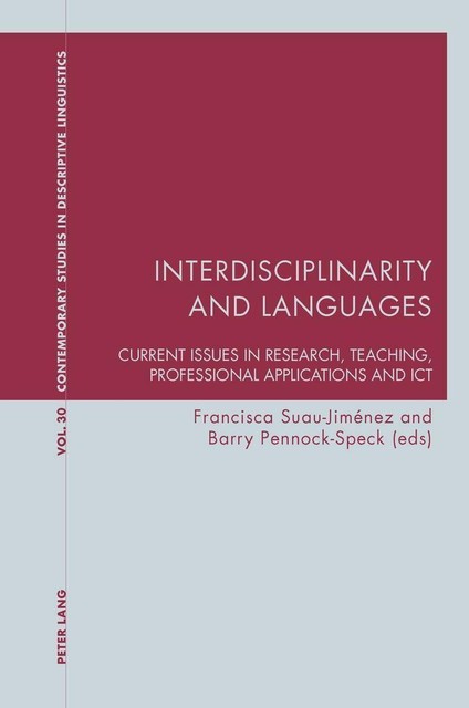 Interdisciplinarity And Languages von Francisca Suau-Jiménez Barry ...