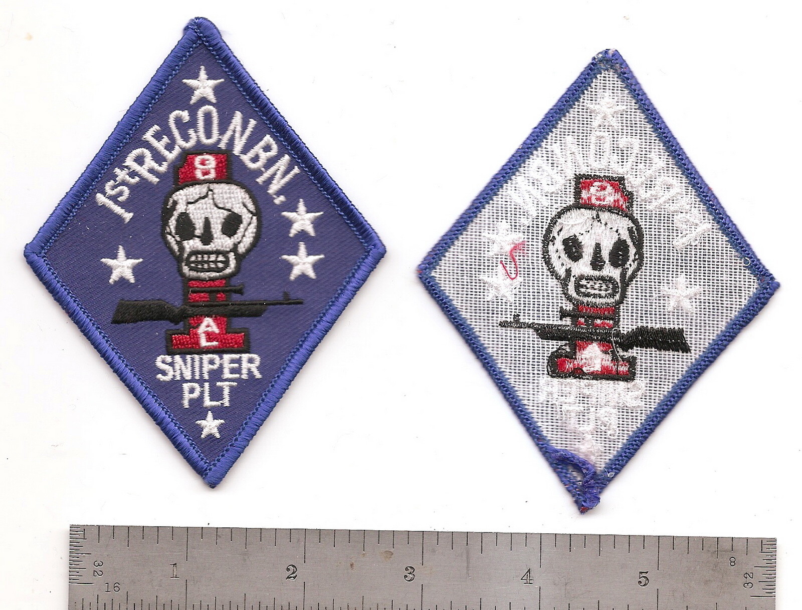 #210 USMC 1ST RECON BATTALION SNIPER PLT. PATCH | eBay