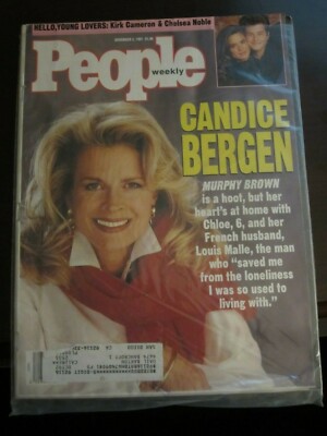 People Magazine December 1991 Candice Bergen Murphy Brown | eBay
