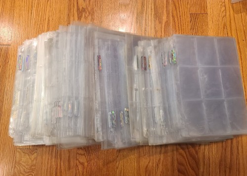 LOT OF 300 Baseball Card Sleeve Binder Sheets - 9 Pocket Trading Card ...