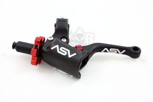 ASV C6 Pro Clutch Lever Black Short Yamaha YZ80 85 01-20 YZ125 YZ250 ...