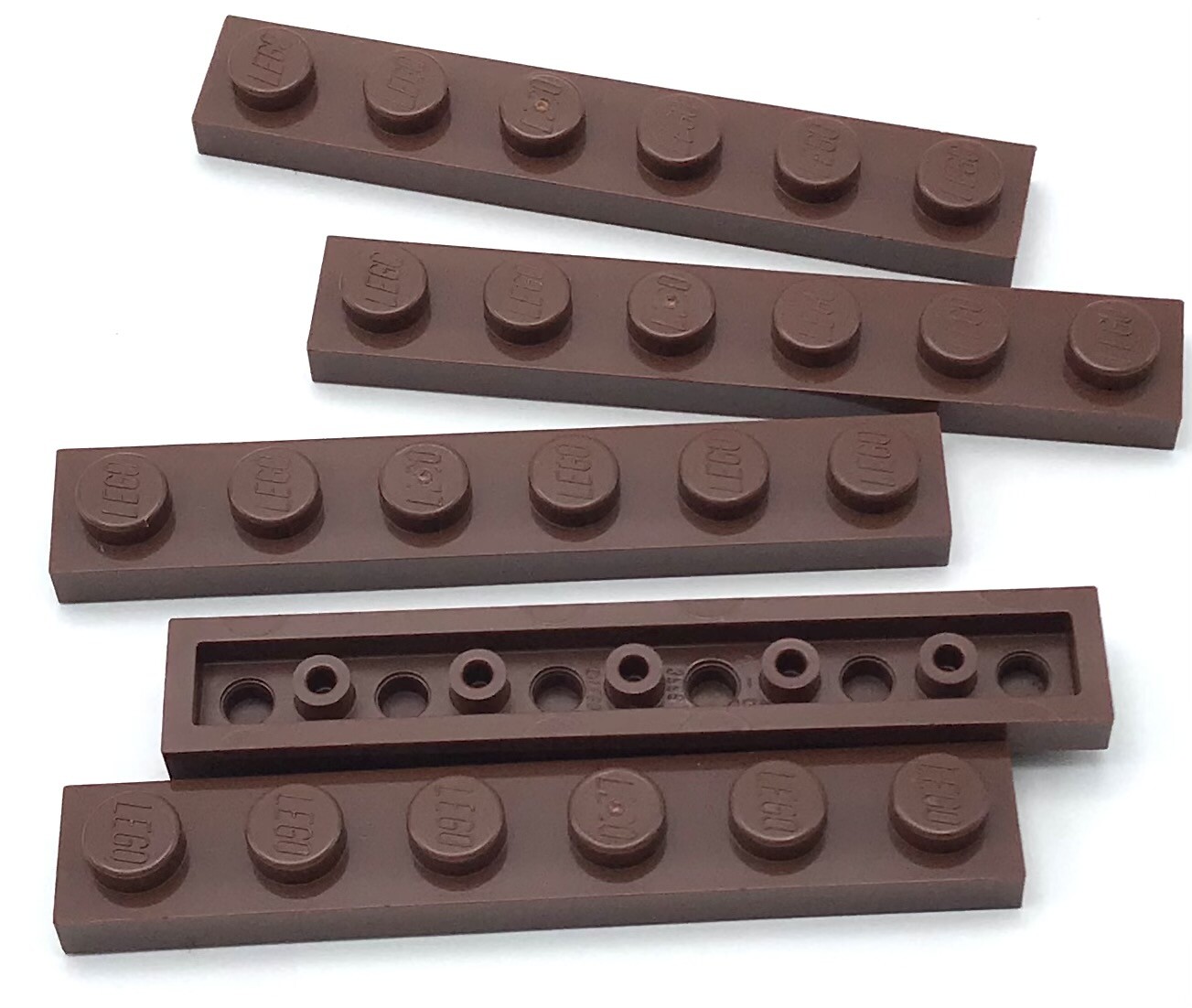 LEGO 10x Reddish Brown Plate 1 x 6 3666 4221590 for sale online | eBay
