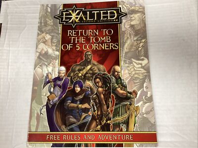 White Wolf Exalted 2nd Ed Return to the Tomb of 5 Corners RPG Game ...