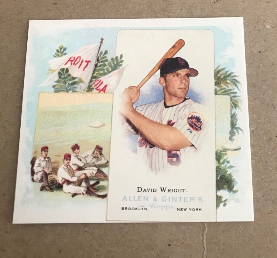 2006 Topps Allen Ginter Boxtopper N43-9 DAVID WRIGHT NY Mets | eBay