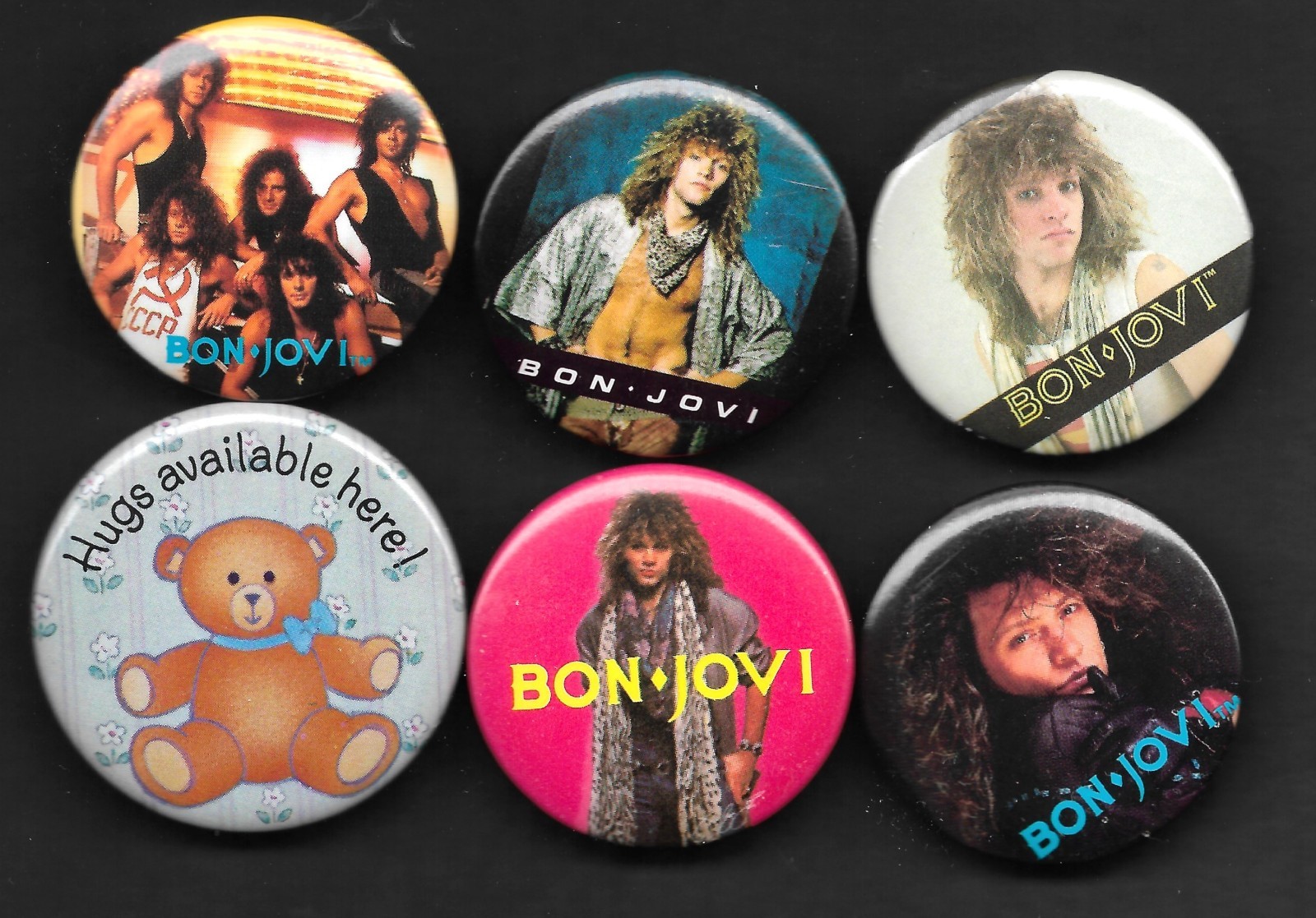 Bon Jovi 80's Music 1.25" Pinback Buttons Classic Rock Memorabilia | eBay