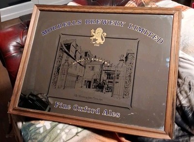Morrells Lion Brewery Oxford Pictorial Mirror, Fine Oxford Ales | eBay UK
