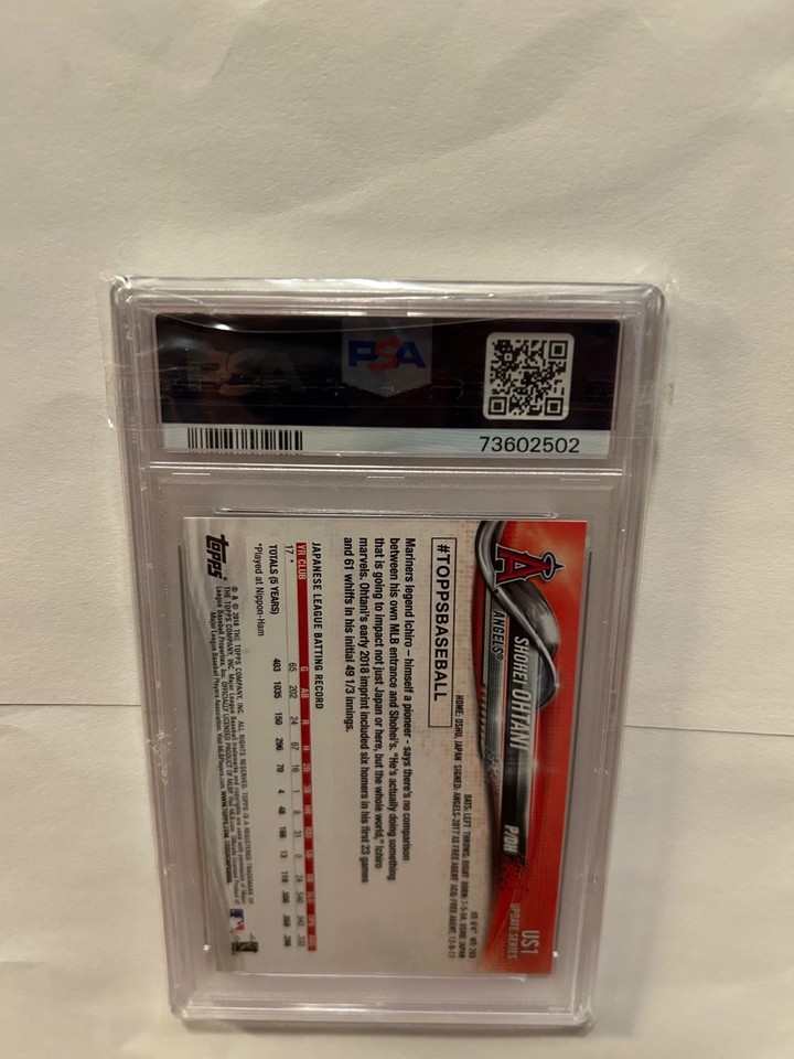 2018 Topps Update Series - Shohei Ohtani #US1 Pitching, Red Jersey (RC ...