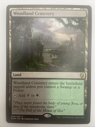 MTG Woodland Cemetery, NM-Mint, English Dominaria | eBay