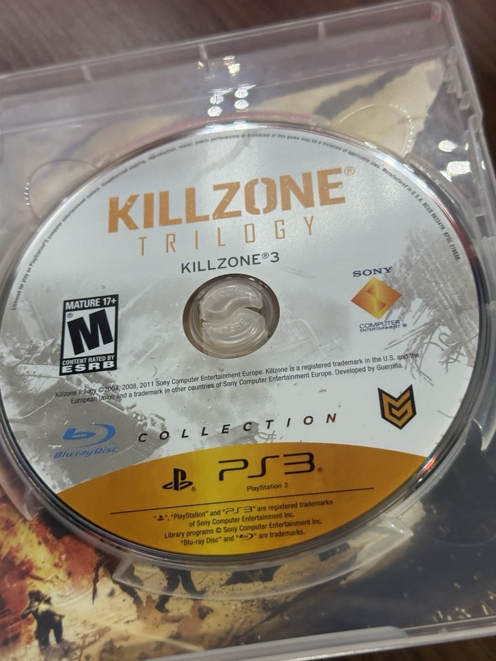 Killzone Trilogy (Sony PlayStation 3, 2012) COMPLETE 711719990758| eBay