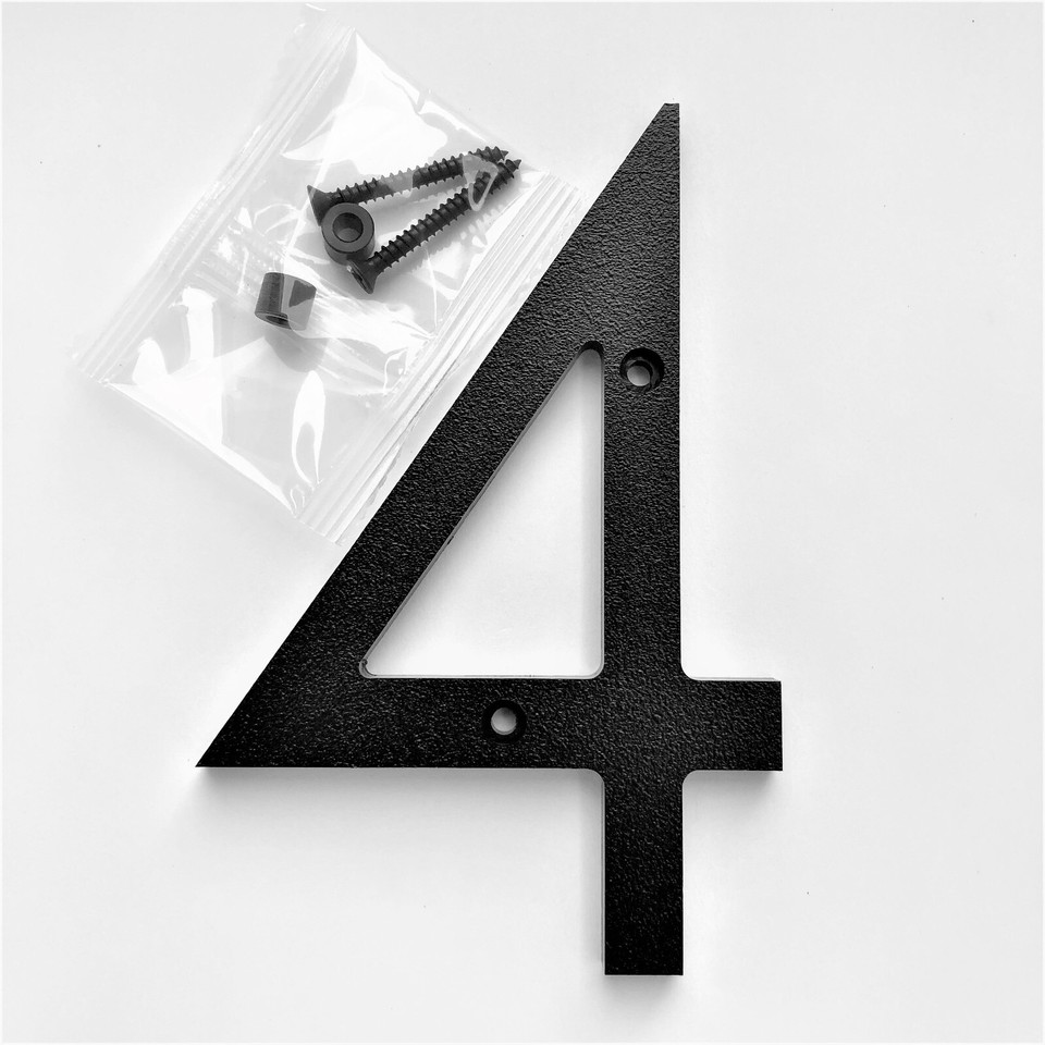 5 inch Modern House Address Numbers Letters, color choices | eBay