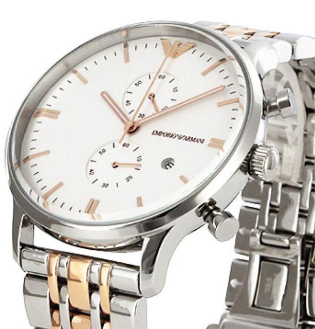 Emporio Armani AR0399 Men's White Watch for sale online | eBay