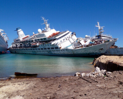 MS Pacific Princess Before Demolition Photo 2 The Love Boat | eBay